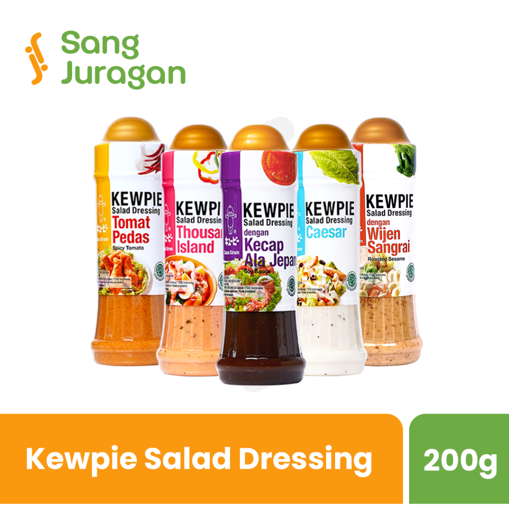 Jual Kewpie Salad Dressing & Mayonaise 200ml | Wijen Sangrai | Thousand Island | Caesar | Kecap ...