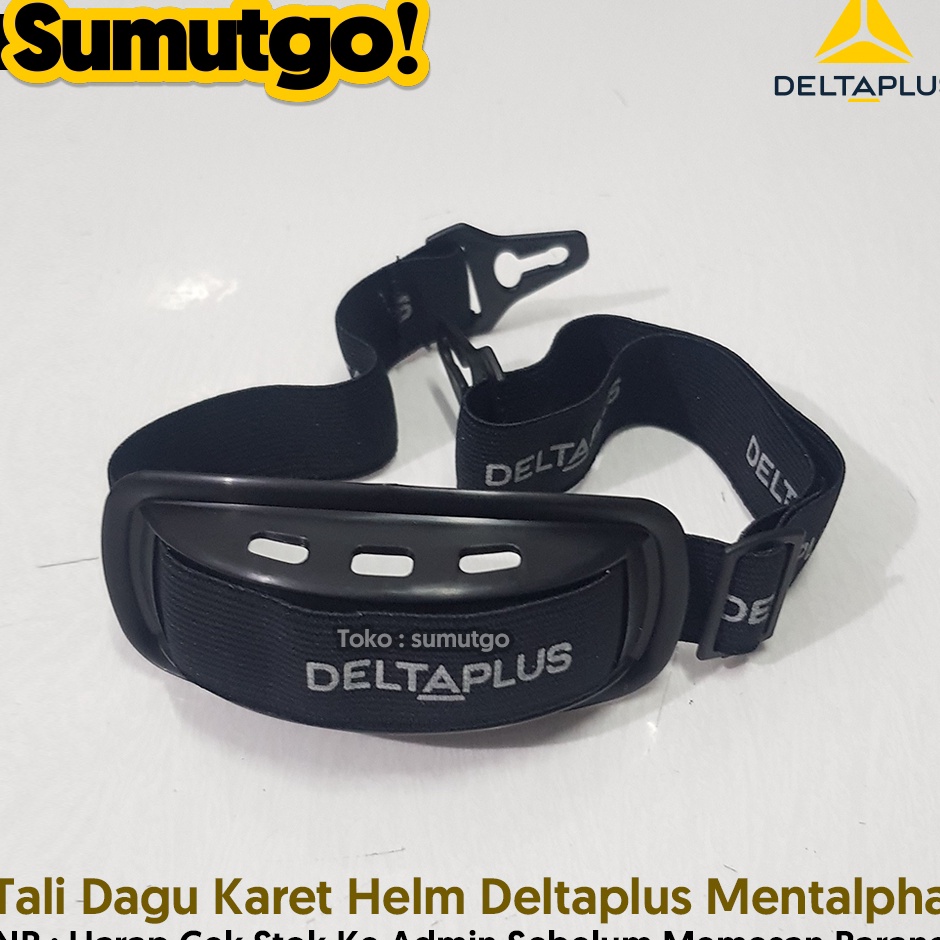 Jual Tali Dagu Karet Helm Safety Original DELTAPLUS Mentalpha Rubber ...