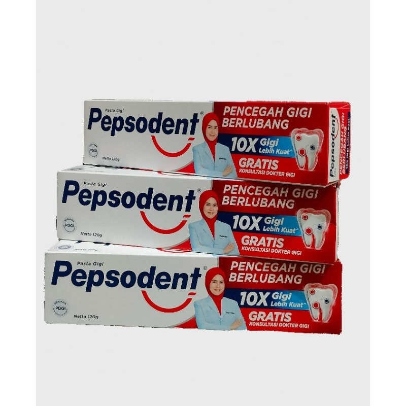 Jual pasta gigi pepsodent 120gr [ 3pc ] | Shopee Indonesia