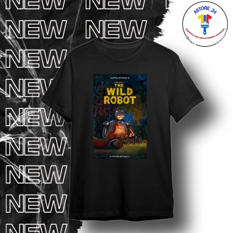 Jual Kaos T-Shirt Film The Wild Robot DreamWorks | Shopee Indonesia
