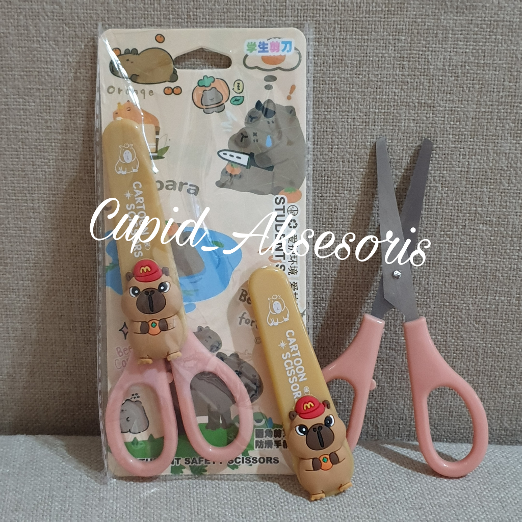 Jual GUNTING SANRIO CAPIBARA KAPIBARA CAPYBARA / SAFETY SCISSORS ...