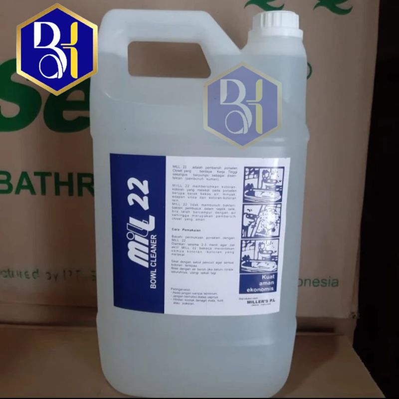 Jual Mill 22/Bowl Cleaner/Cairan pembersih porselen Toilet - 4 liter ...