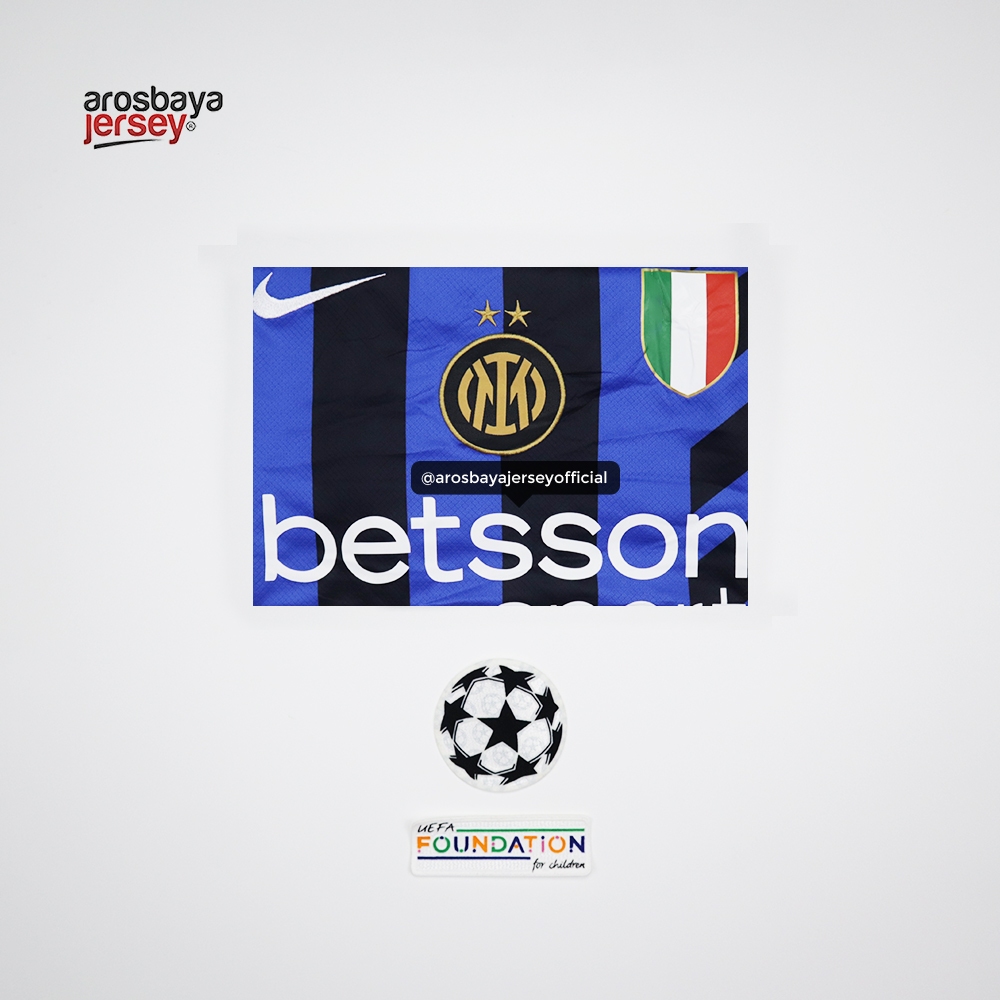 Jual Full Patch CL - Inter Milan Home 2024/2025 - Supporter Version ...