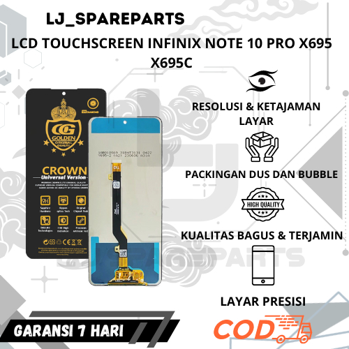 Jual LCD TOUCHSCREEN INFINIX NOTE 10 PRO X695 X695C NFC FULLSET ...