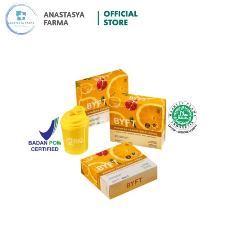 Jual [Ricu's Secret] [GRATIS SHAKER] 2 Box BYFT WDrink Rasa Lemnon ...