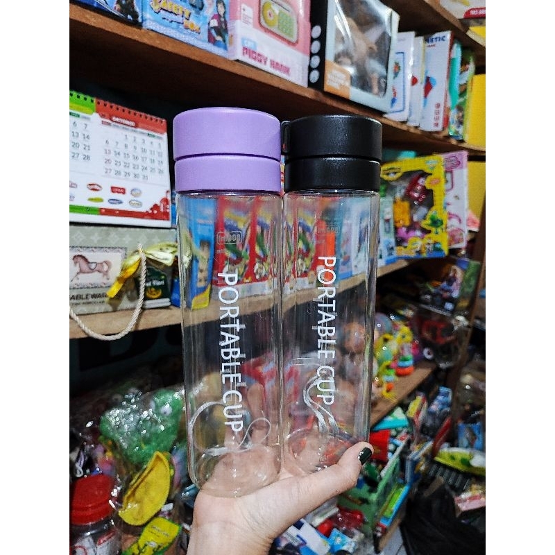 Jual Botol Minum Portable Cup 800ML Botol Transparan | Shopee Indonesia