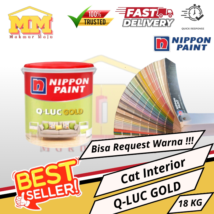 Jual Cat Tembok Interior Qluc Gold CCM 18 KG - Nippon Paint (BISA ...