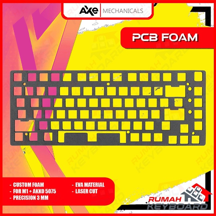 Jual AKKO - 5075 - Custom PCB Foam - Mechanical Keyboard | Shopee Indonesia