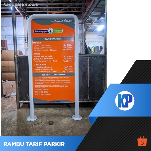Jual Rambu Tarif Parkir Ukuran 120x60 cm | Shopee Indonesia
