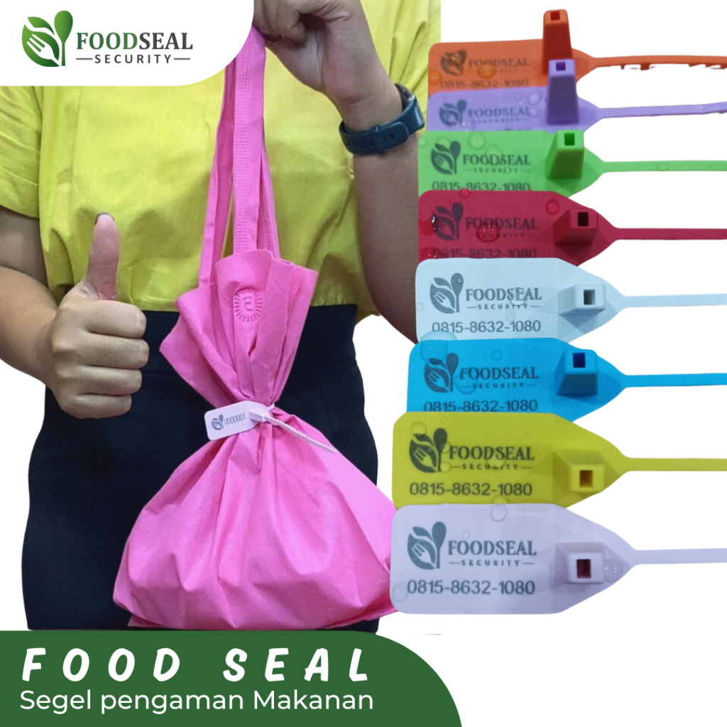 Jual Food Seal Security Cable Ties Segel Kemasan Pengaman Makanan ...