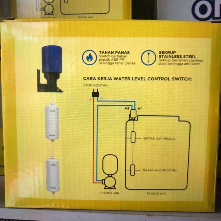 Jual Onda Radar Radar Onda Pelampung Air Otomatis Tangki Air Toren ...