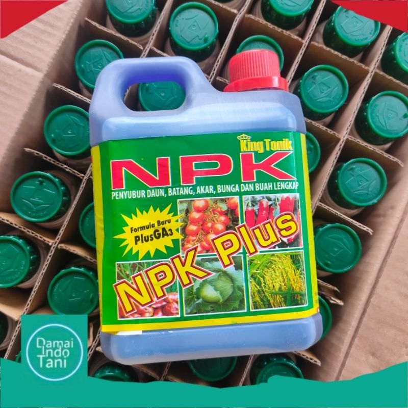 Jual NPK KING TONIK Nutrisi daun lengkap isi 1 Liter penyubur tanaman | Shopee Indonesia