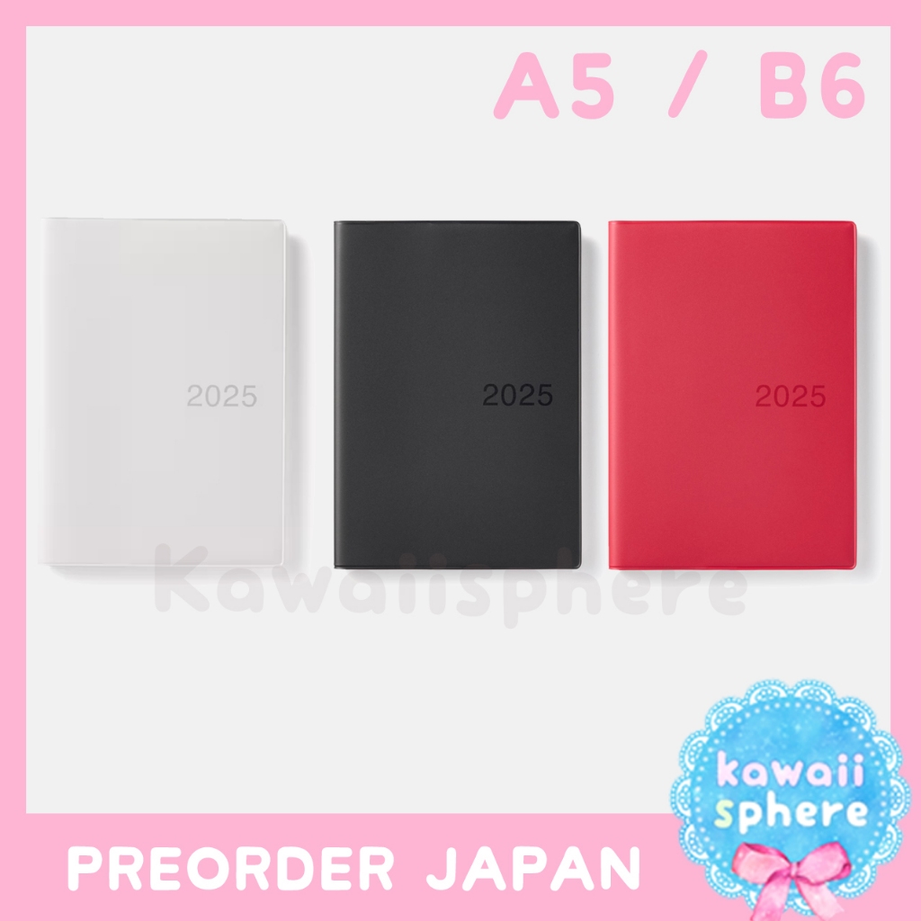 Jual MUJI 2025 Planner | A5 / B6 Monthly/weekly planner starting on Monday | Preorder Jepang ...
