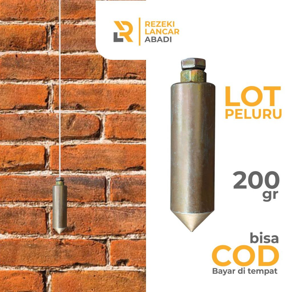 Jual Lot timbangan bandul tukang model peluru Alat bantu tukang ...