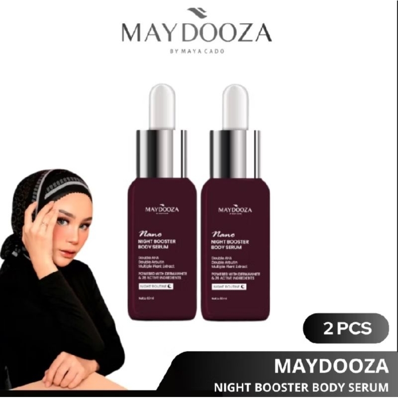 Jual Maydooza - Serum Merah Nano Night Booster Body Serum Serum night ...