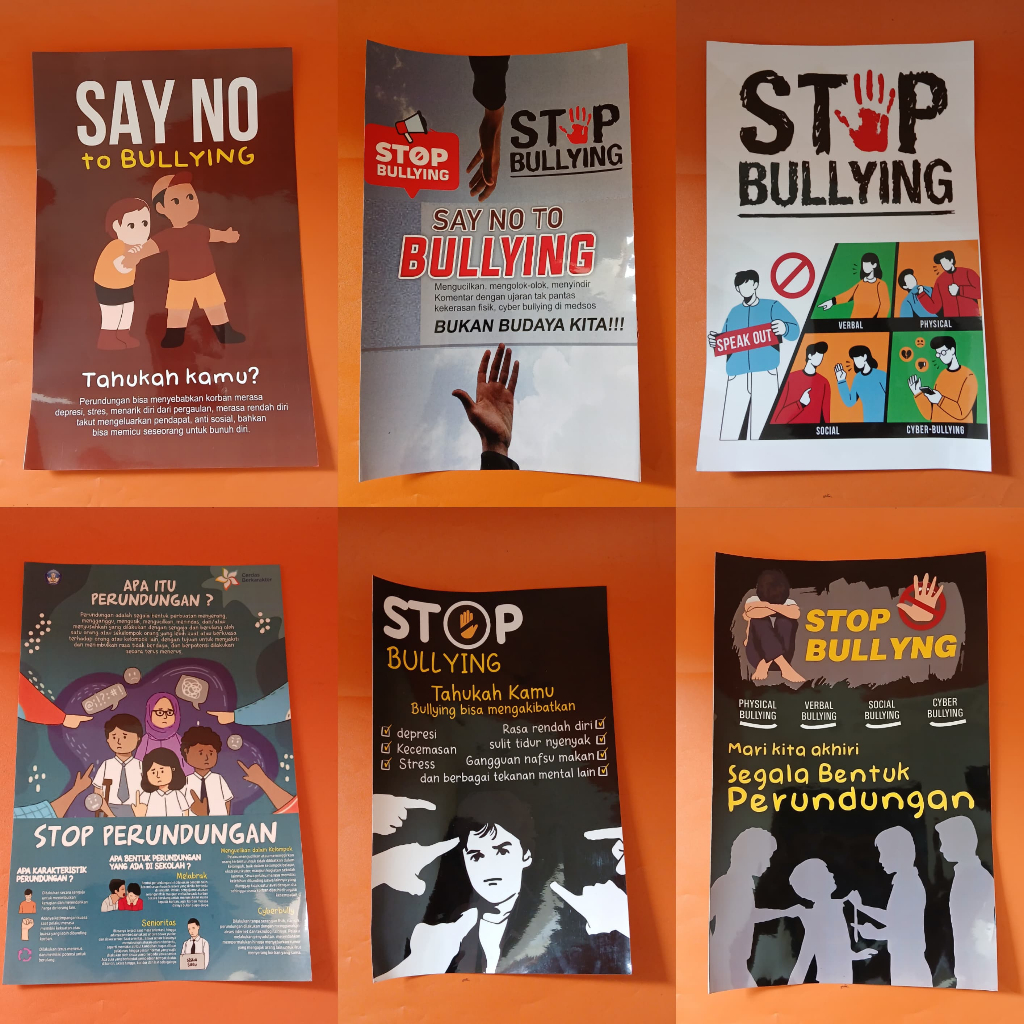 Jual Stiker Vinyl Stop Bullying - Stiker Stop Perundungan - Stiker Say ...