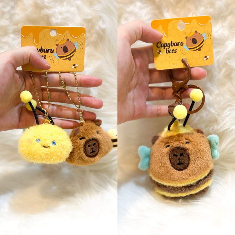 Jual CAPYBARA LEBAH PREMIUM GANTUNGAN KUNCI KEYCHAIN CAPYBARA BEE ...