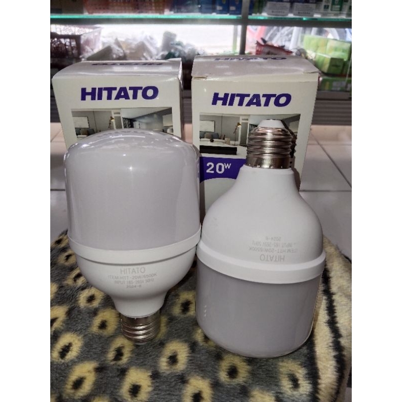 Jual LAMPU GARANSI / LED BOTOL Hitato 20W / Alesco 20W cahaya terang ...