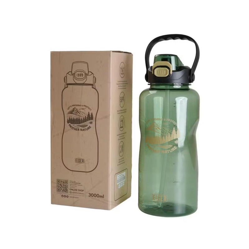 Jual [READY STOCK - FLASH SALE ORI] Eiger1989 BOTTLE BAATARA WATER BOTTLE 3L BOTOL MINUM ...