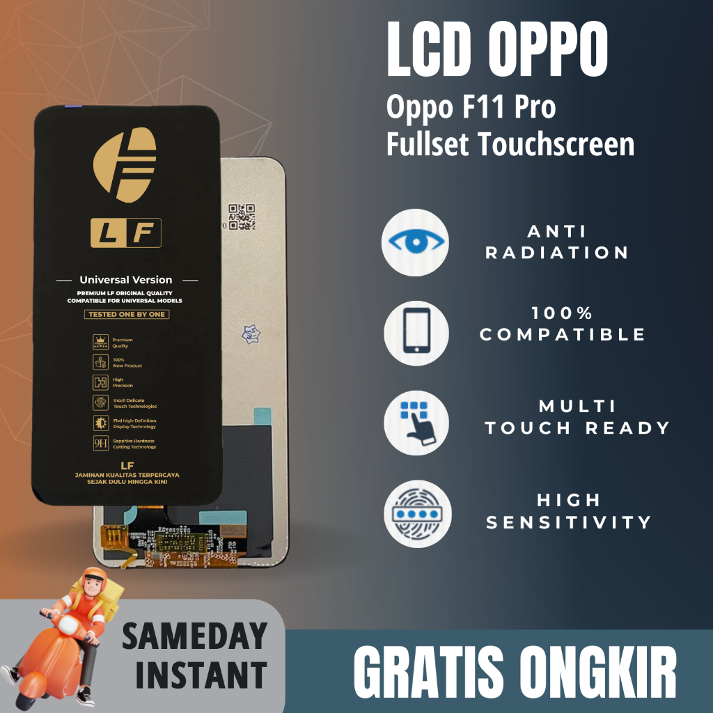 Jual LF - (GARANSI LEM) LCD Oppo F11 Pro Fullset Touchscreen | Shopee ...