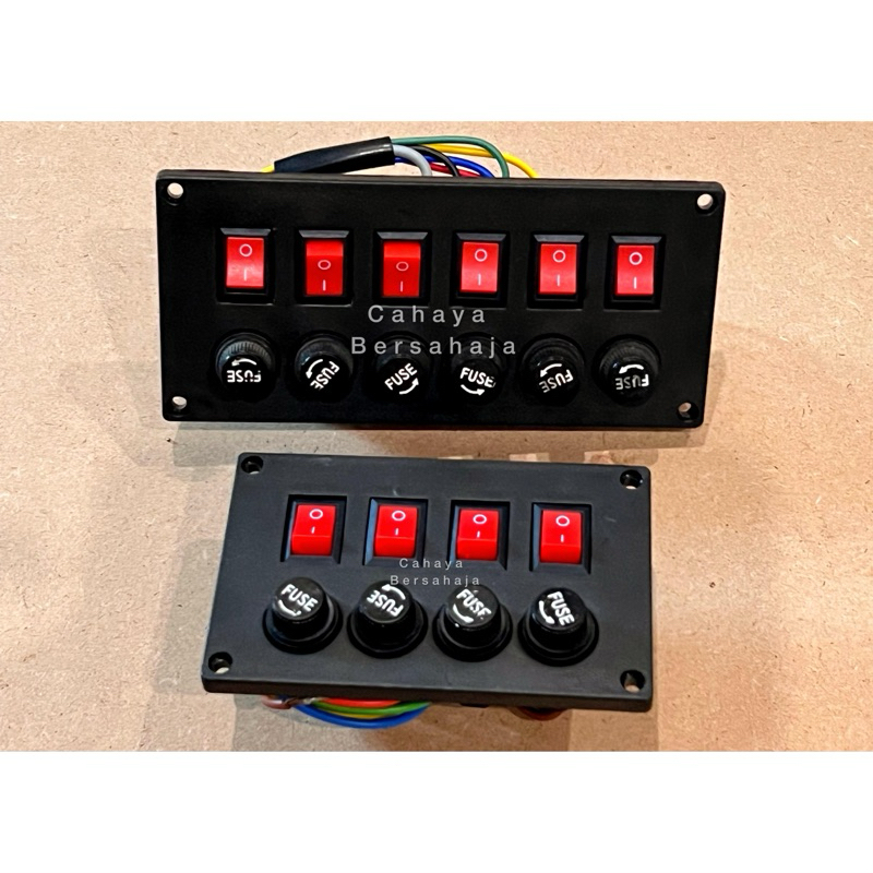 Jual Saklar Fuse Box Bus Saklar Bis Fuse Isi 4 dan Isi 6 | Shopee Indonesia