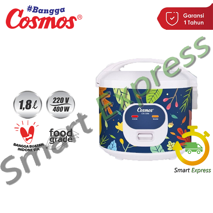 Jual Magic Com COSMOS CRJ 3306 / CRJ3306 - (1,8 Liter / SMART HEATING ...