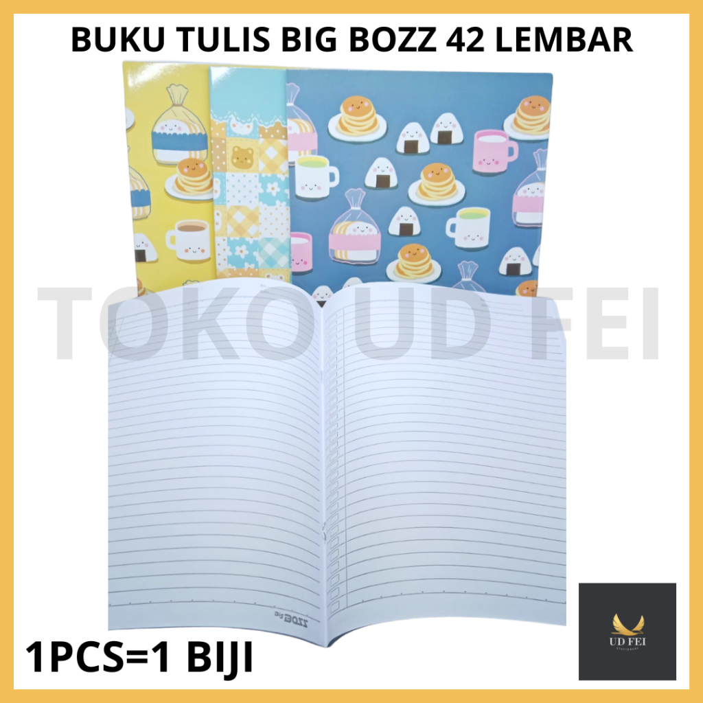 Jual (1 PCS=1 BIJI) Buku Tulis BIGBOZZ/ Buku Tulis BOXY/ Buku Tulis ...