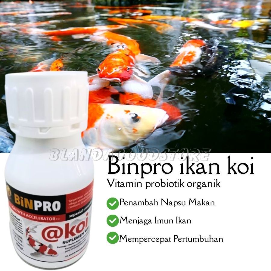 Jual Binpro Growth Enhancer for Koi Fish – Suplemen untuk mempercepat ...