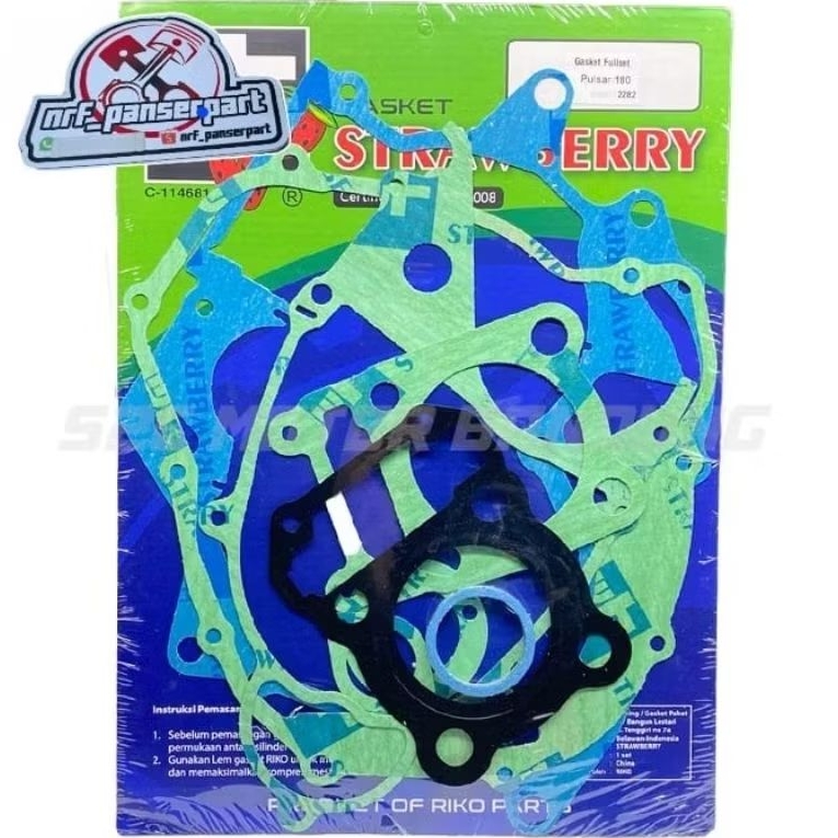 Jual PAKING FULLSET GASKET FULL SET BAJAJ PULSAR FULSAR 180 UG3 180 UG4 DTS RIKO/STRAWBERRY ...