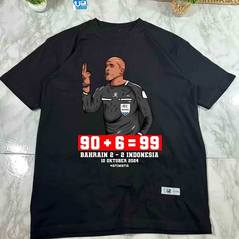 Jual Kaos Wasit Curang V1 90+6=99 AFC Mafia Depan doang Bahrain vs ...
