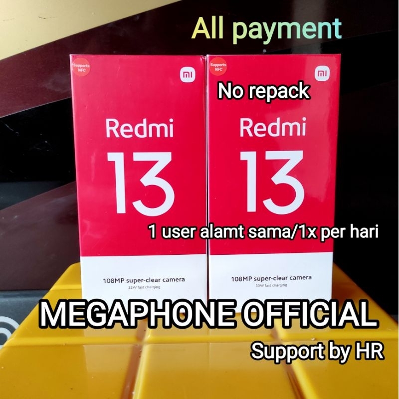 Jual Redmi 13 ram 8/256 Gb garansi resmi fresh no repack | Shopee Indonesia