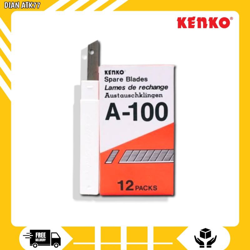 Jual Refil / Isi Cutter Kenko Kecil A-100 Untuk Cutter Kenko A-300 ...