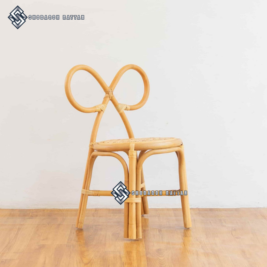 Jual Kursi Rotan Anak Minimalis - Desain Pita & Finishing Melamin Kokoh ...