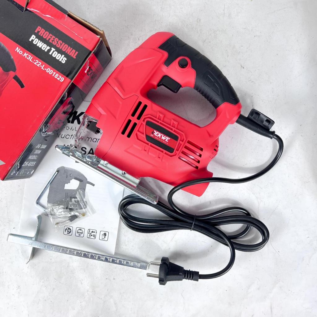 Jual PROMO Dekwe mesin jigsaw gergaji ukir kayu potong triplek 55mm ...