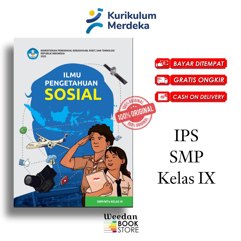 Jual Buku Siswa IPS Kelas 9 Smp Kurikulum Merdeka Buku Paket | Shopee ...