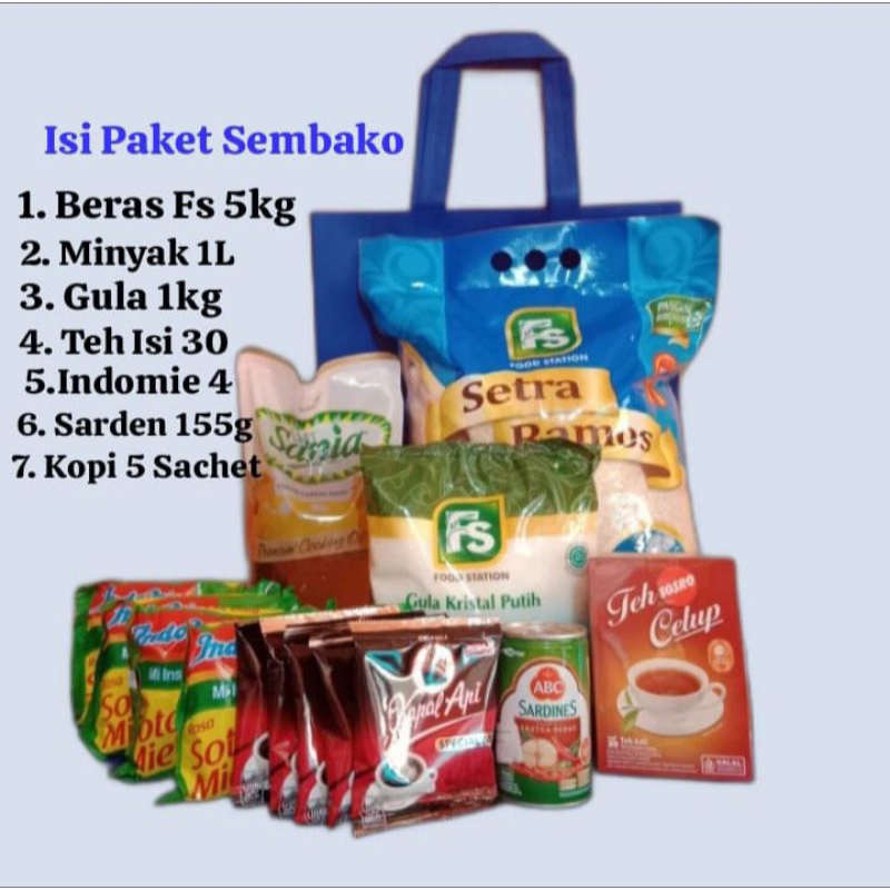 Jual Hampers Paket Sembako 7 Macam | Shopee Indonesia