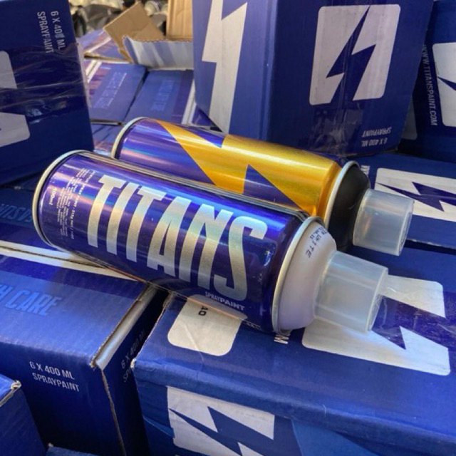Jual TITANS 400ml SPRAY PAINT / cat graffiti / cat aerosol / pilok ...