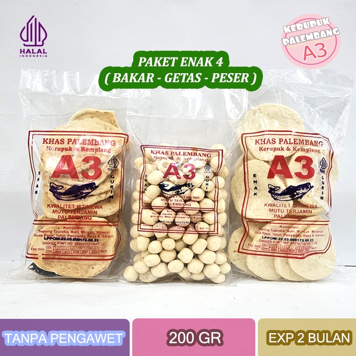 Jual PAKET ENAK 4 BESAR GETAS BAKAR 600GR | Shopee Indonesia