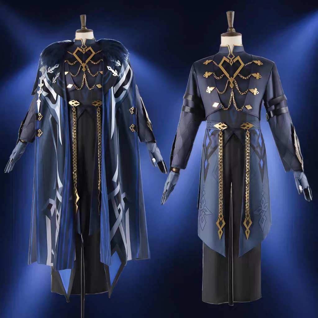 Jual Eleven Fatui Harbingers The Captain Capitano Cospaly Costume ...