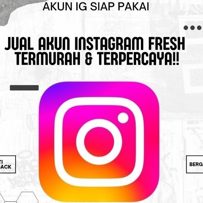 Jual AKUN IG FRESH FULL GARANSI IG MURAH IG POLOS IG BARU AKUN ...