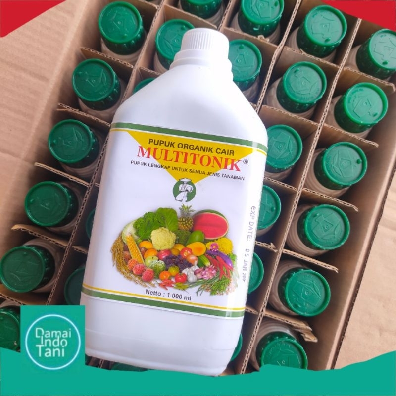 Jual Pupuk Organik Cair Multitonik 1 Liter | Shopee Indonesia