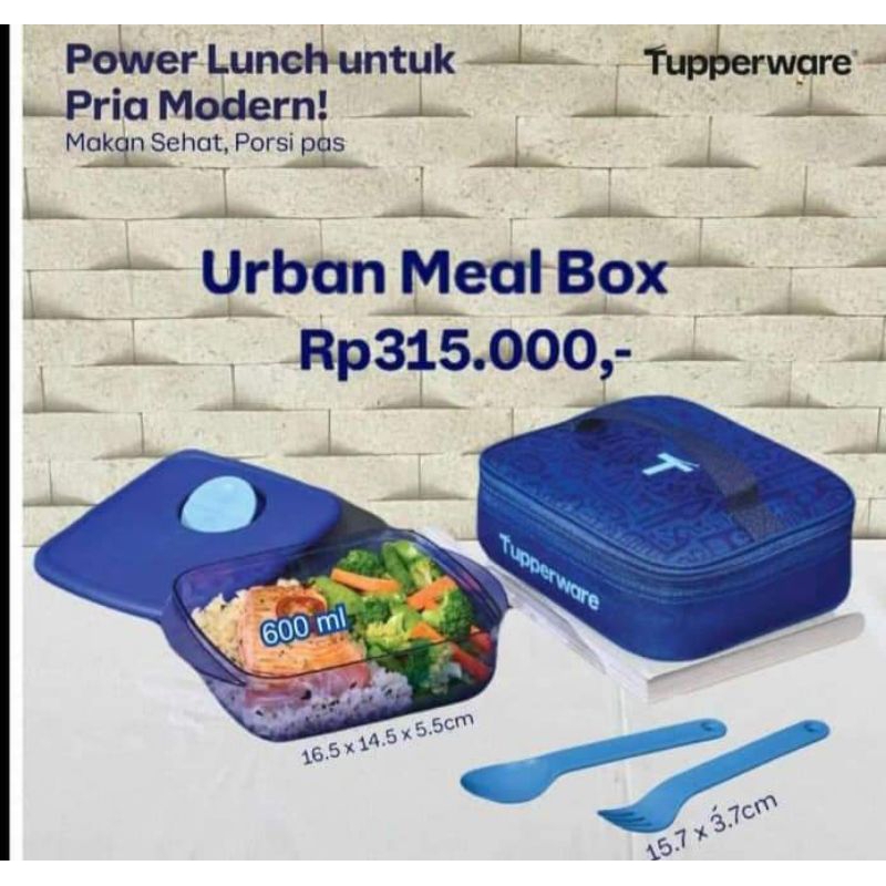 Jual urban meal box tupperware | Shopee Indonesia