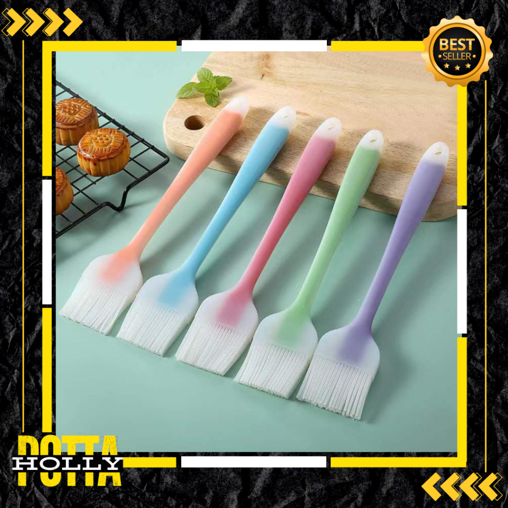 Jual POTTAHOLLY KUAS SILIKON MENTEGA / KUAS KUE DAN ROTI / KUAS BBQ ...