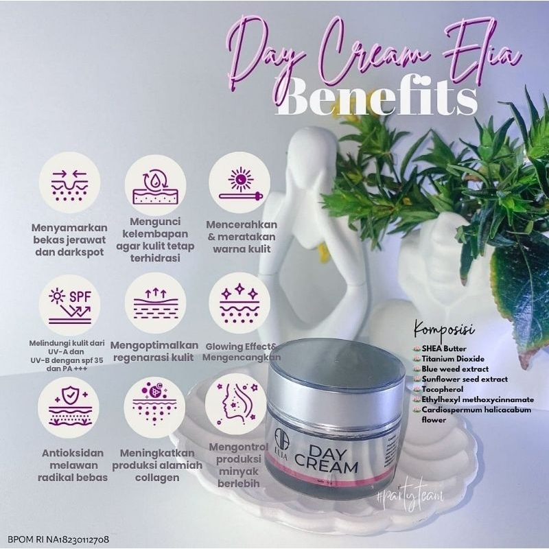 Jual ELIA DAY CREAM DENGAN SPF 35 | Shopee Indonesia