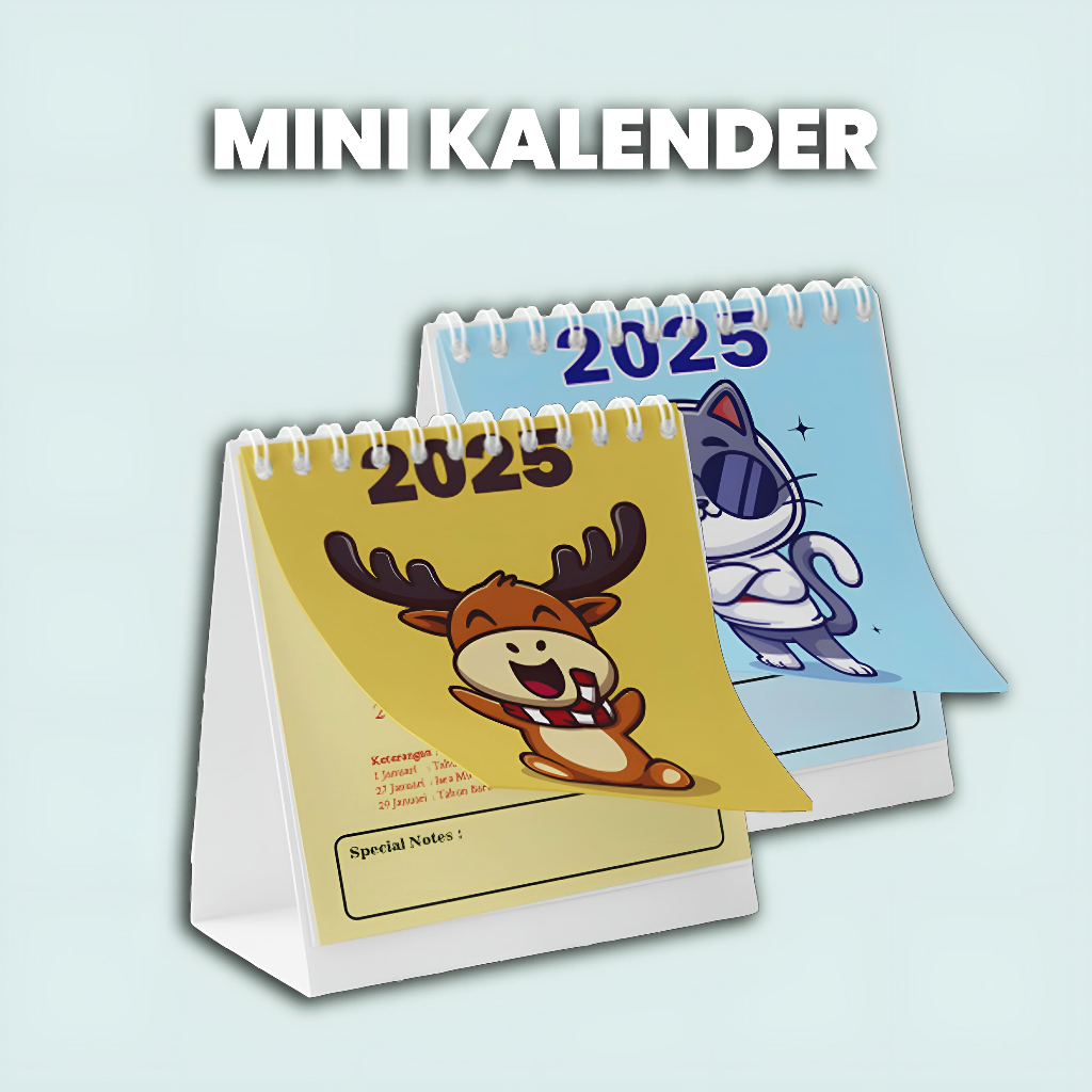 Jual Kalender Meja Mini 2025 portable II Praktis dan Berkualitas II ...
