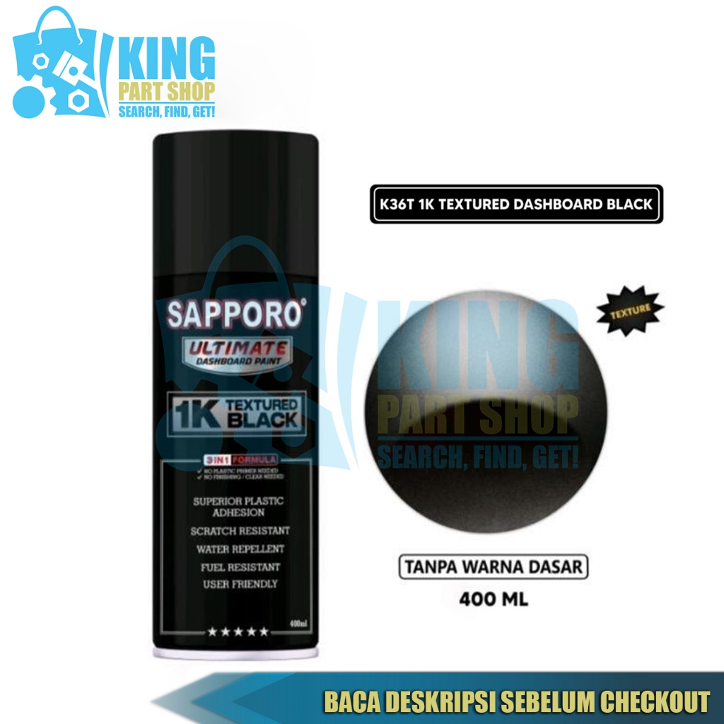Jual SAPPORO ULTIMATE 1K K36T TEXTURED DASHBOARD BLACK | Shopee Indonesia