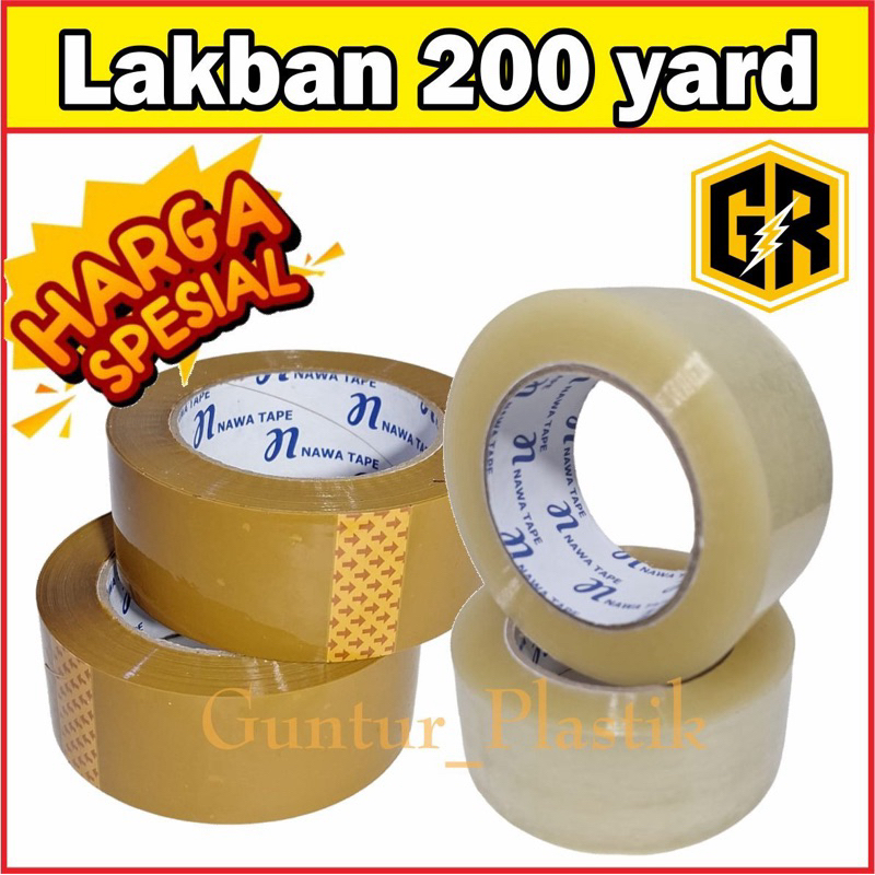Jual LAKBAN BENING/LAKBAN COKLAT 200YARD (6PCS) | Shopee Indonesia