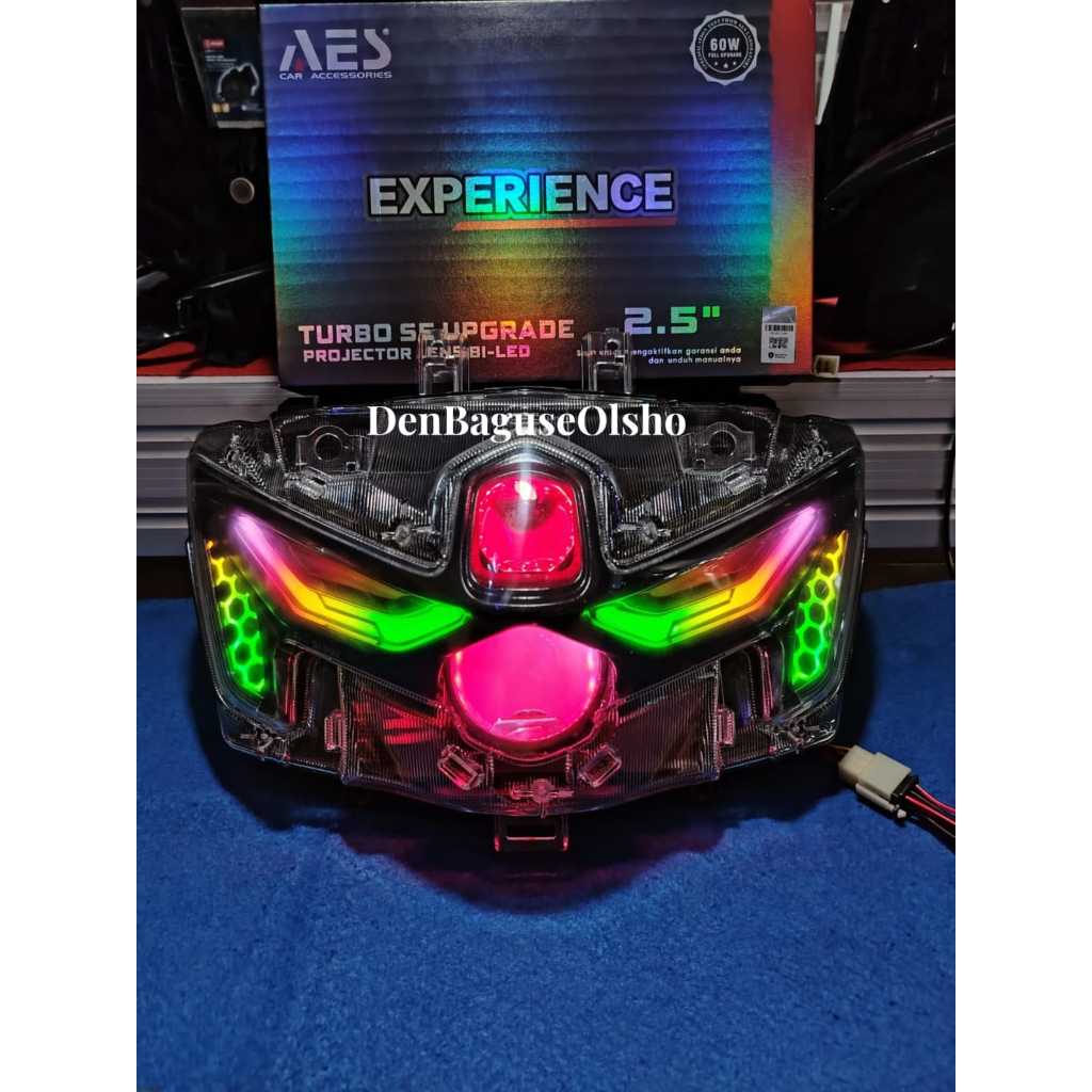 Jual FULLSET HEADLEMP NMAX TURBO NMAX NEO PROJIE BILED AES EXSPERIENCE ...