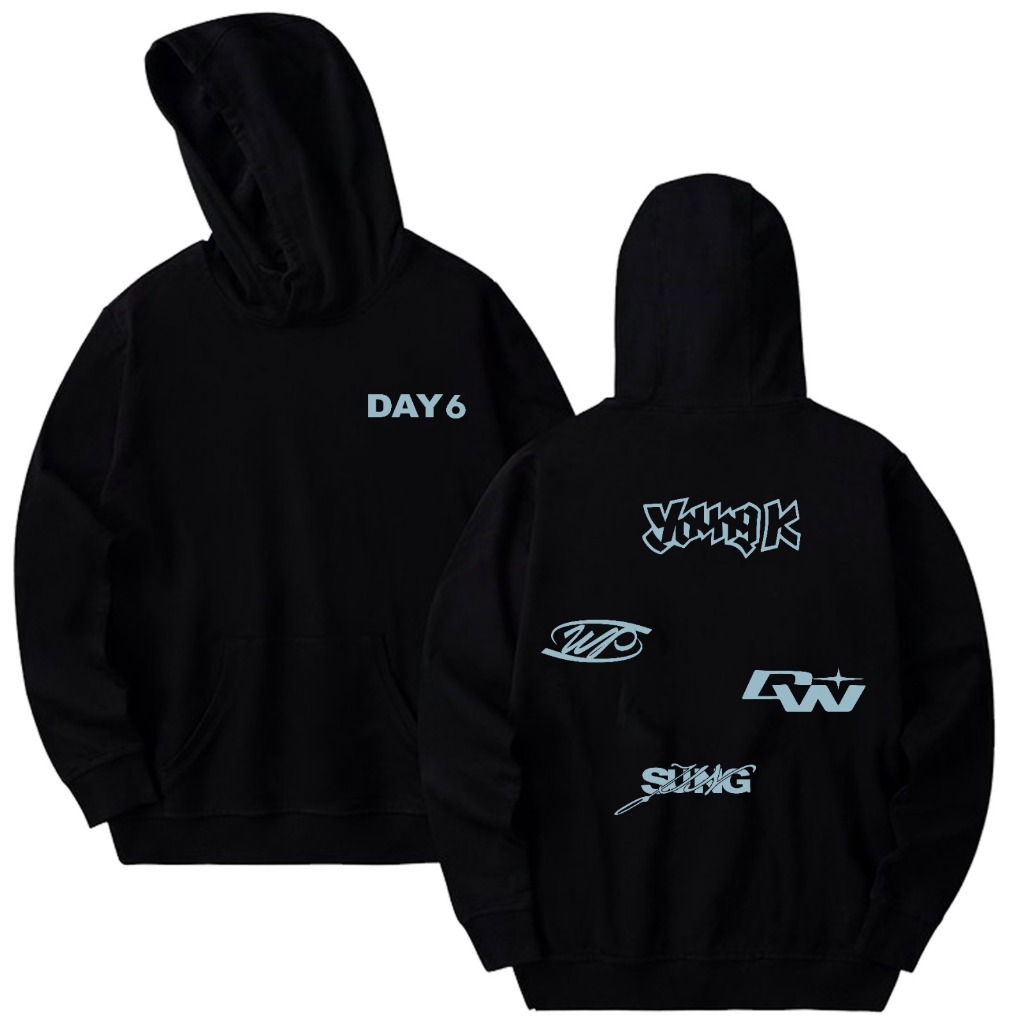 Jual Jaket Hoodie KPop Band Day6 Logo Sablon Belakang Nama Member ...