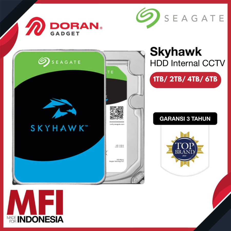 Jual Seagate Hardisk SkyHawk For Surveillance/ Hard disk CCTV- Garansi ...